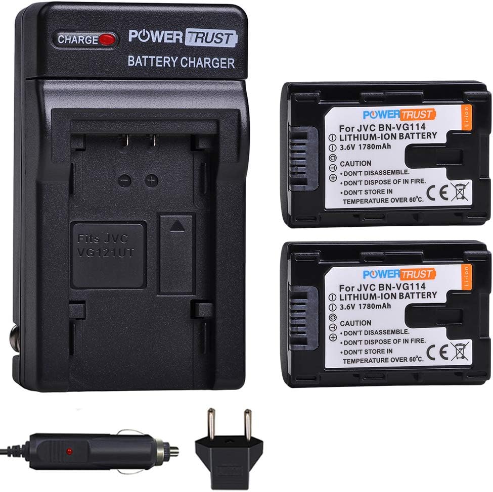 Amazon.com : PowerTrust 1-Pack BN-VG114 Battery + LCD USB Charger for ...