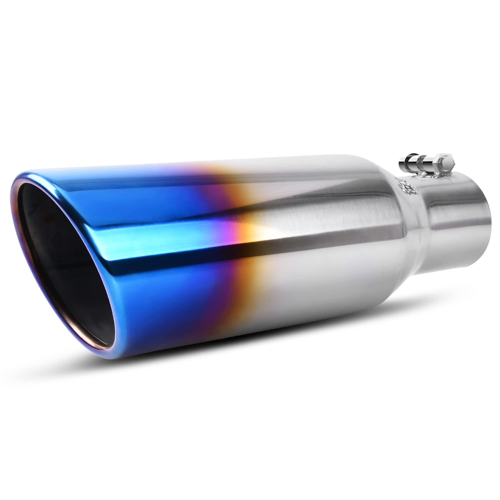 Buy AUTOSAVER88 2.5 Inch Inlet Exhaust Tip for 2 1/2 Inch Outside ...