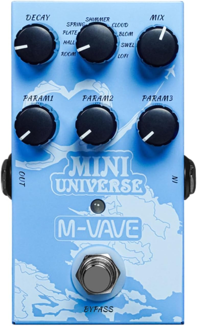 Amazon.com: Reverb Guitar Pedal, Digital Effect Pedal 9 Reverb Effects ...