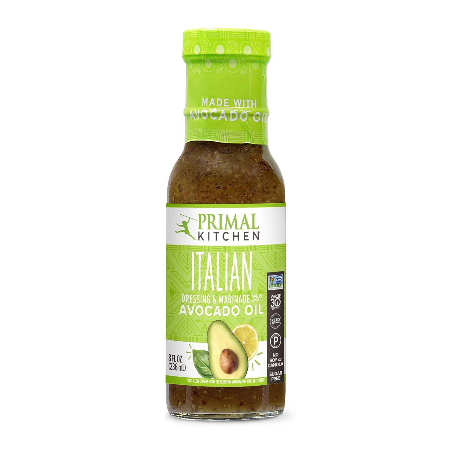 Primal Kitchen Italian Vinaigrette & Marinade Salad Dressing made with ...