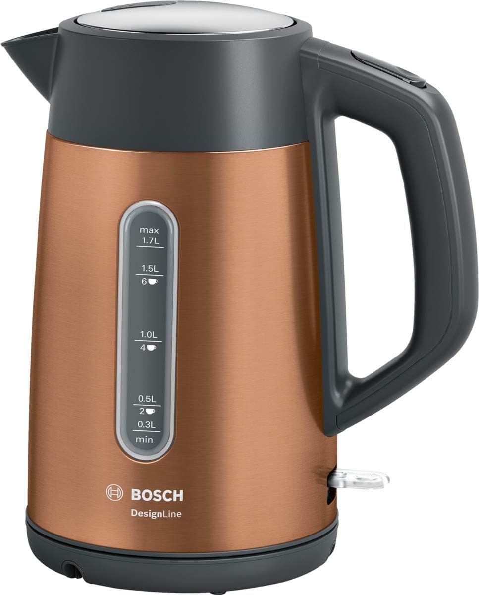 Bosch TWK7S05GB Silicone Kettle, Stainless Steel : Amazon.co.uk: Home ...
