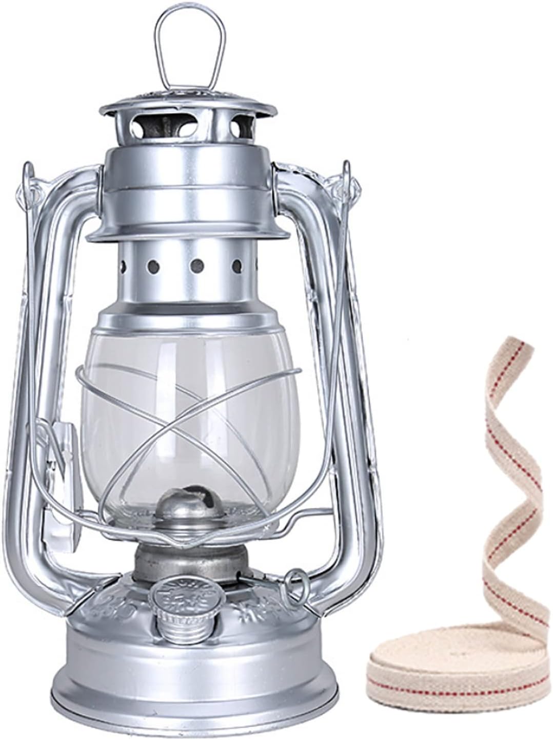 Amazon.com: Outdoor Windproof Kerosene Lamp+Cotton Wick,Camping Light ...