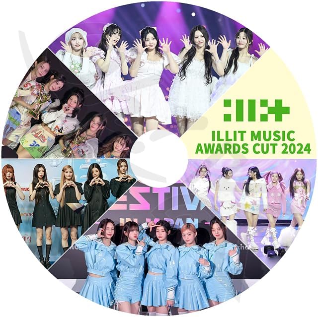 Amazon.co.jp: K-POP DVD ILLIT CUT 2024 MUSIC Awards ILLIT IRIIT YUNA ...