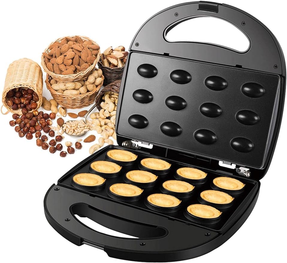 Amazon.com: Electric Walnut Cake Maker, Automatic Mini Safe Handle ...