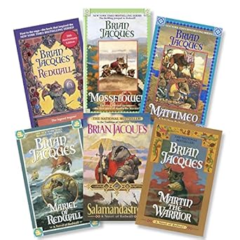 Brian Jacques Redwall Series 1-6 (Redwall, Mossflower, Mattimeo, Mariel ...