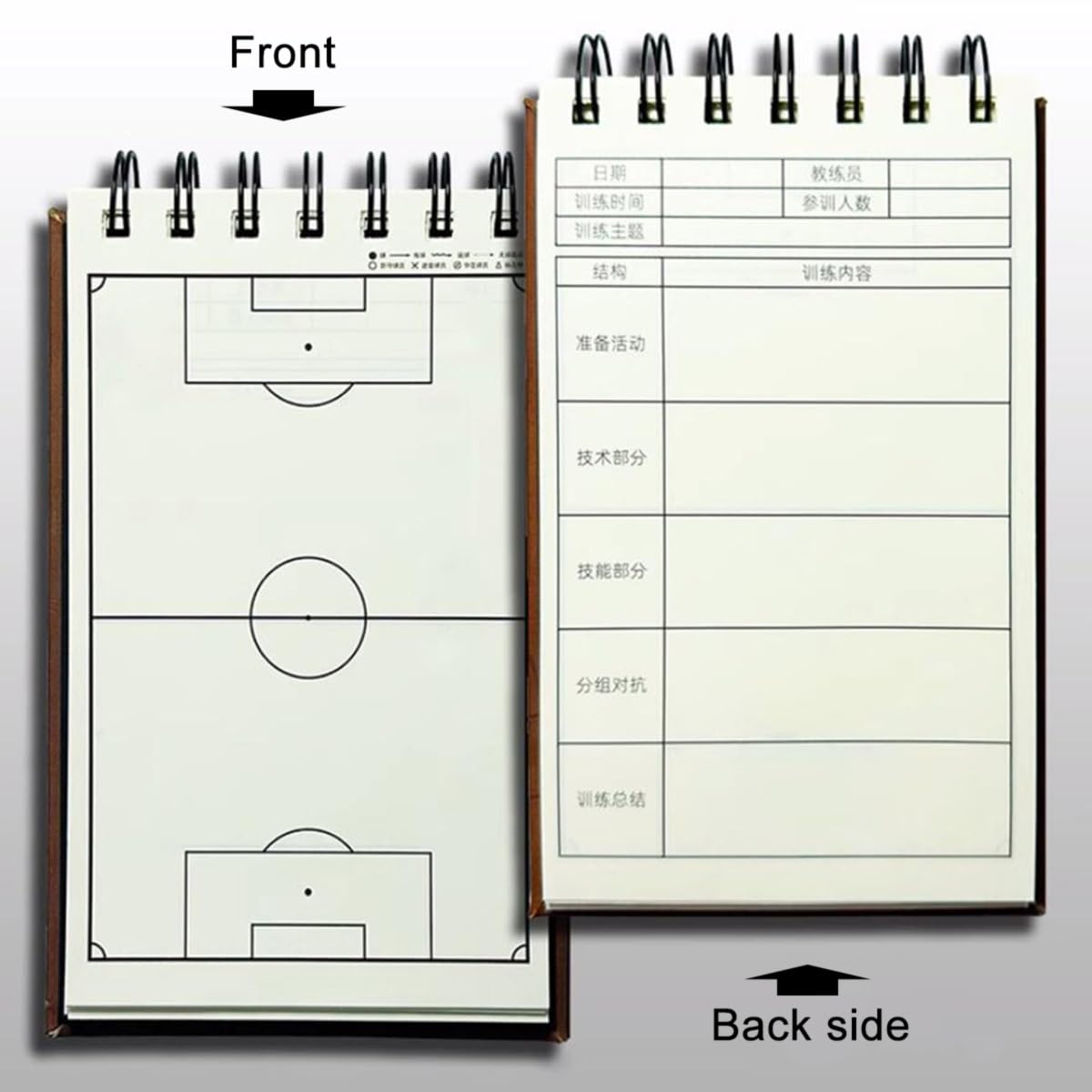 YAEGER Football Coaches Tactical Strategy Notebook Daily Soccer ...