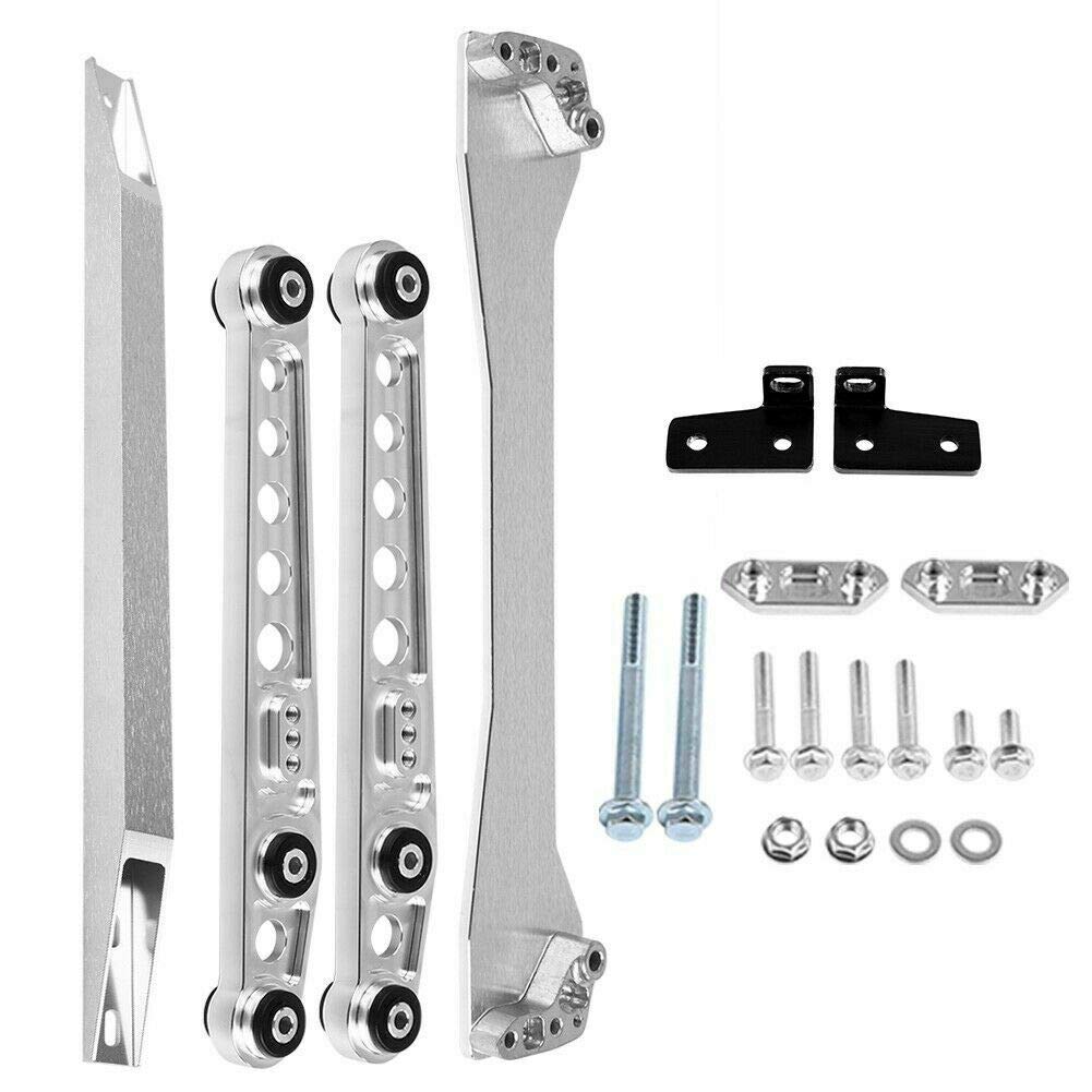 Snapklik.com : Rear Lower Control Arm Subframe Brace Tie Bar Kit Compatible
