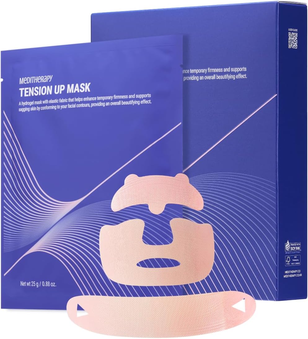 Amazon.com : MEDITHERAPY Tension Up Mask 5EA - Korean Collagen Face V ...
