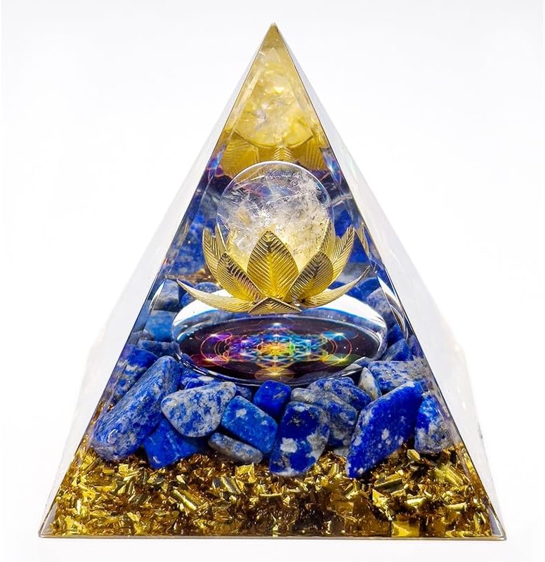 Amazon.com: VIDUFO Orgone Pyramid | Powerful Healing Crystal for Stress ...