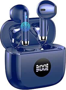 Amazon.com: Jxrev Wireless Earbuds, Bluetooth 5.4 Headphones HiFi ...