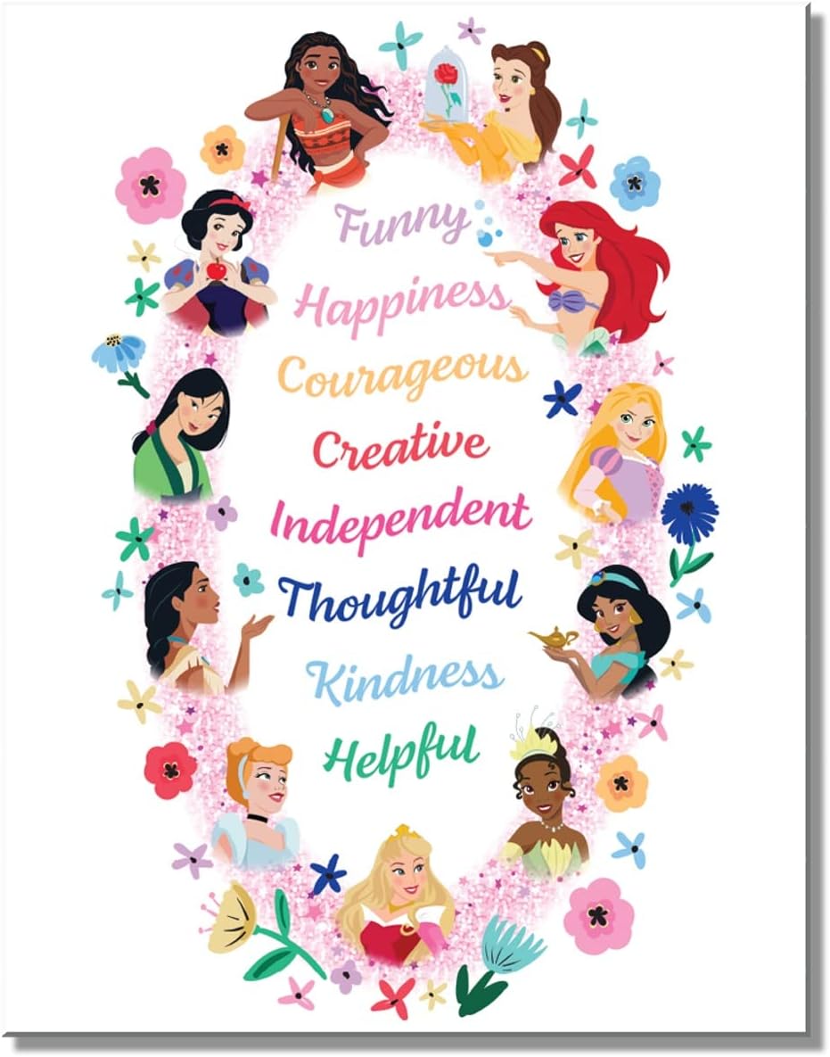 Amazon.com: Desperate Enterprises Disney Princesses Tin Sign ...