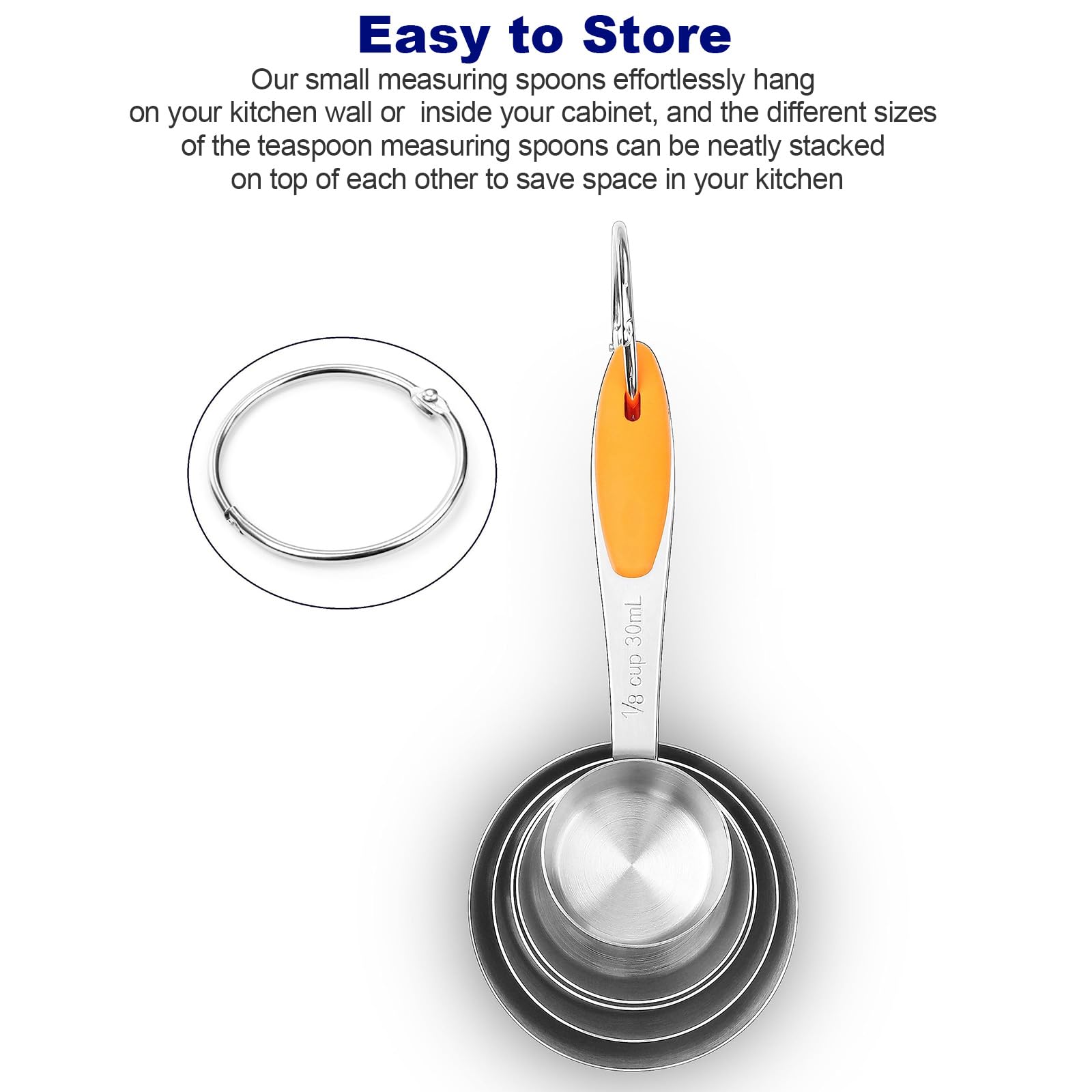 Snapklik.com : Measuring Cups Set Stainless Steel-Measuring Spoon ...