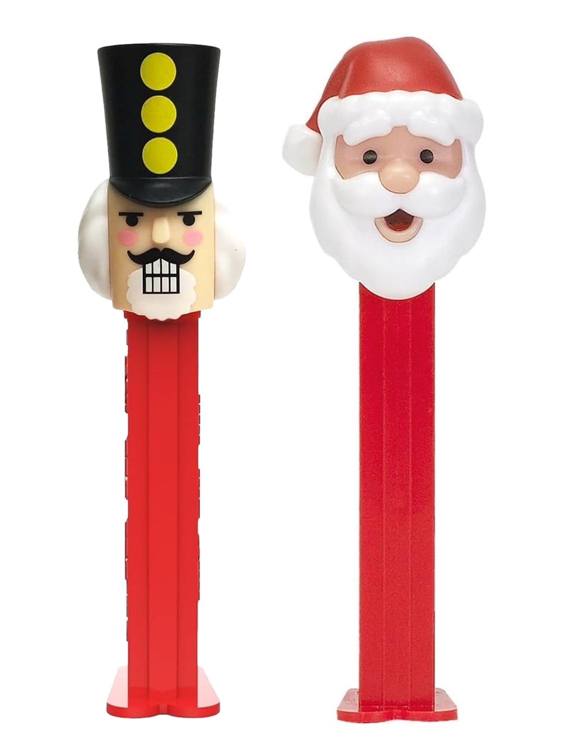 Amazon.com : PEZ Christmas Candy Dispenser Set | Santa Claus And Nut ...