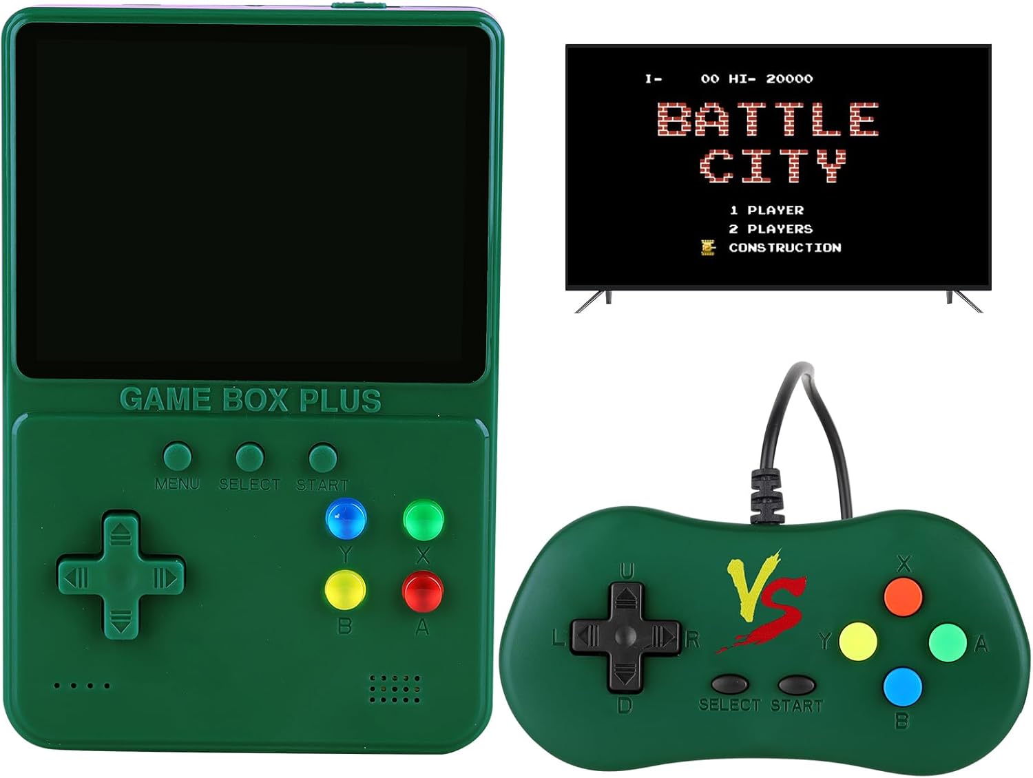 Amazon.com: Handheld Game Console for Kids Adults - Portable Battery ...