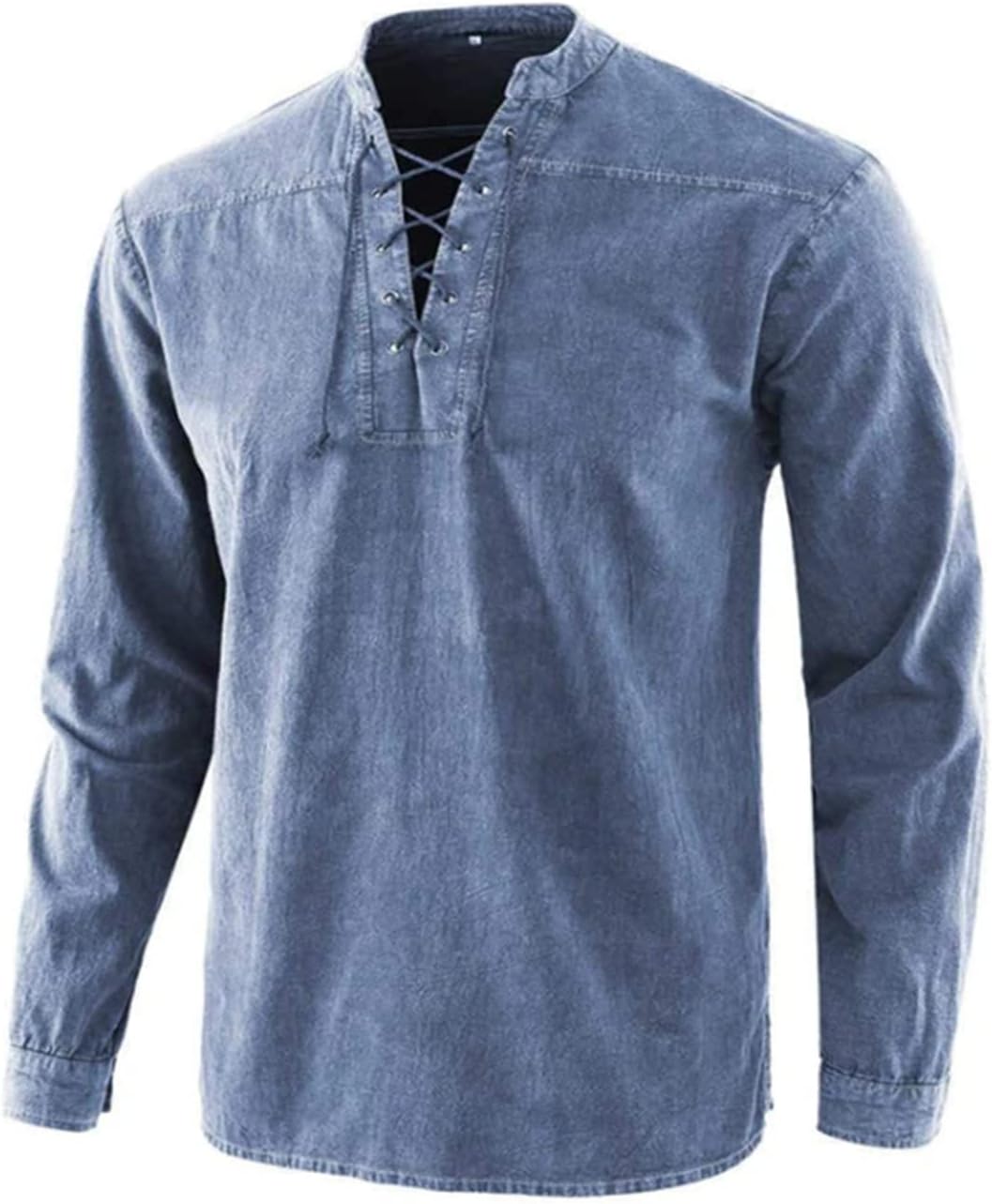 Men Medieval Shirt Tie-dye V-Neck Pirate Shirt Viking Costume Victorian ...