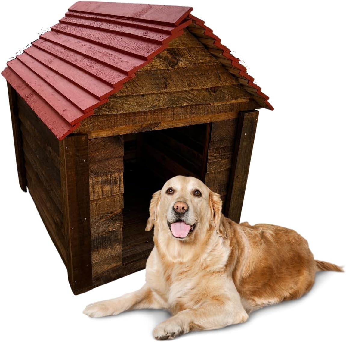 Zooba - Casa de perro para exteriores de 42 pulgadas para razas grandes ...