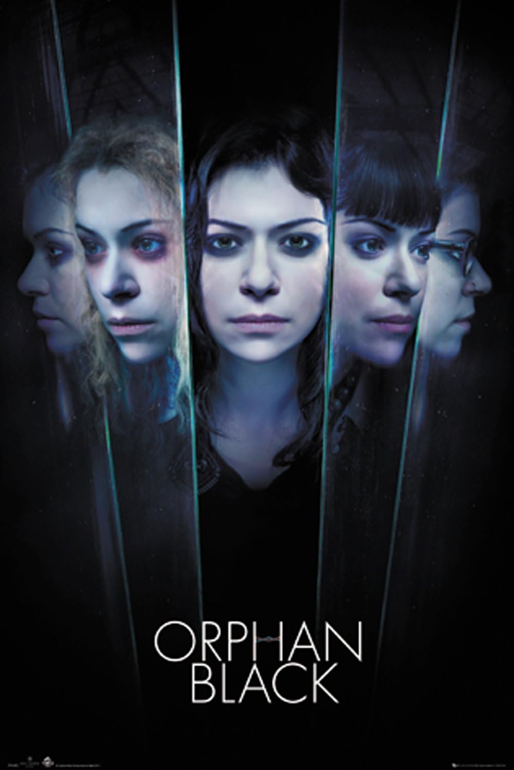 Amazon.com: GB Eye Orphan Black, Faces, Maxi Poster 61x91.5cm, Wood ...