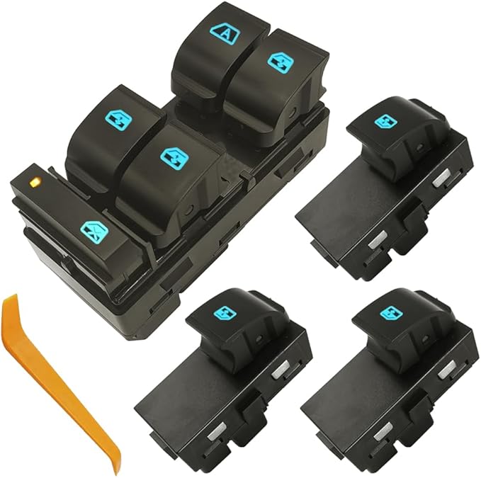 Amazon.com: 20945129 Front Left Driver Side Master Window Switch & 3Pcs ...