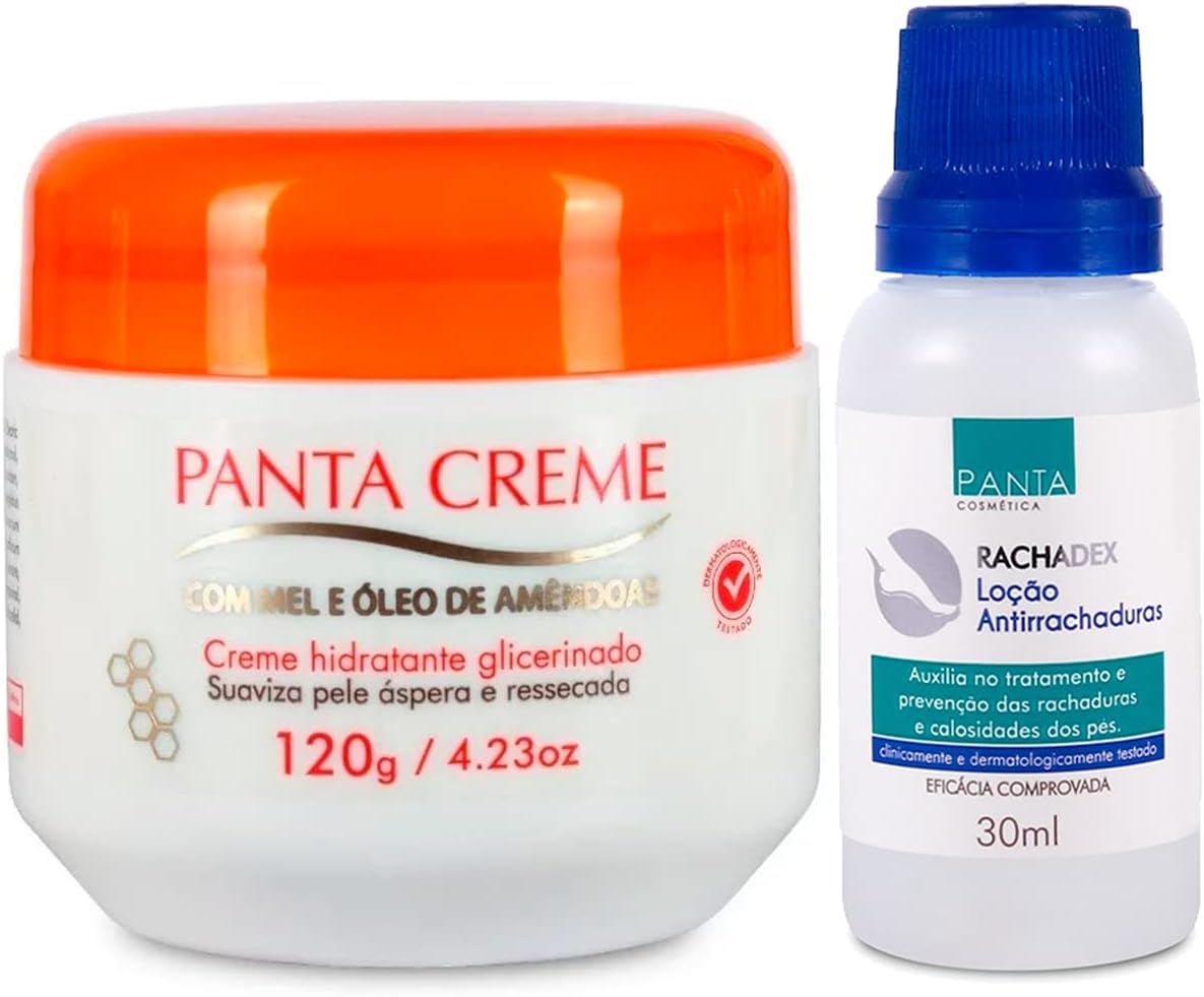Kit Panta Creme 120g + Loção Rachadex 30ml | Amazon.com.br