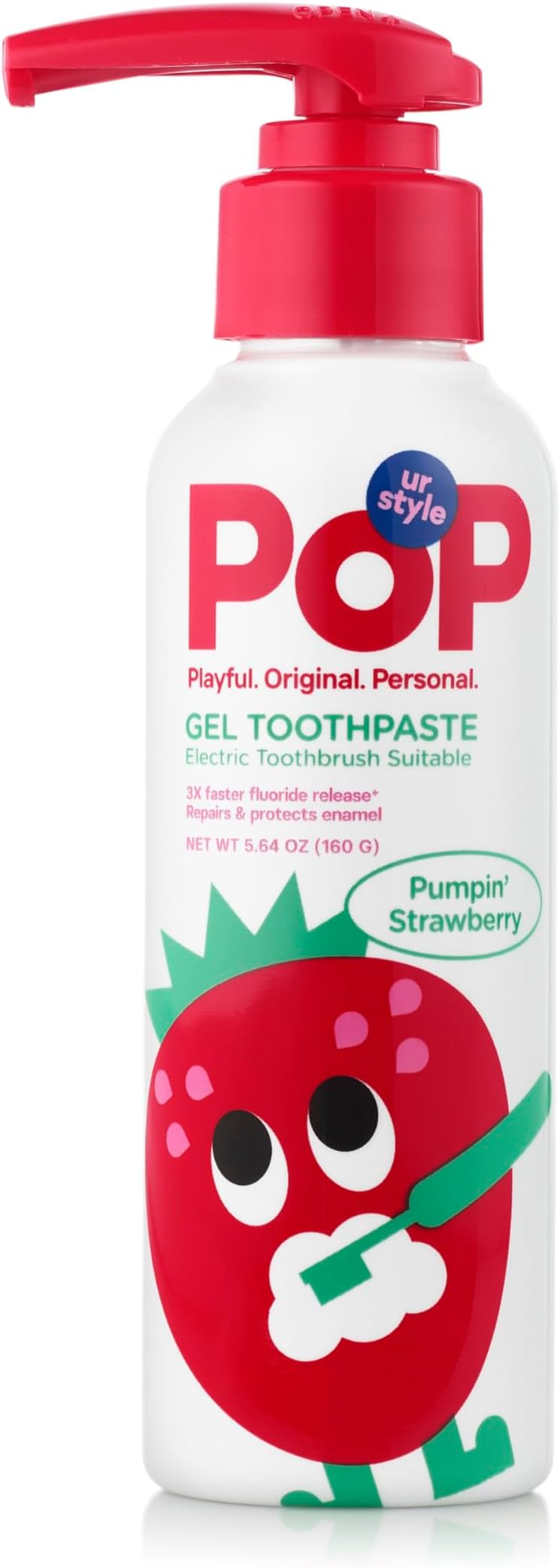 Amazon.com: POP Kids Gel Toothpaste Pumpin Strawberry : Health & Household