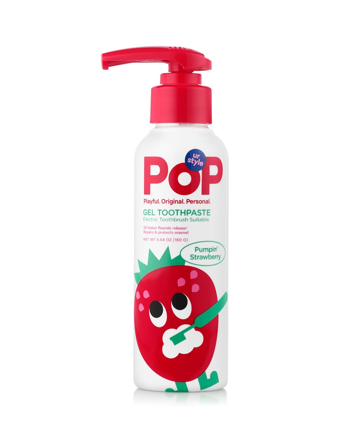 Amazon.com: POP Kids Gel Toothpaste Pumpin Strawberry : Health & Household