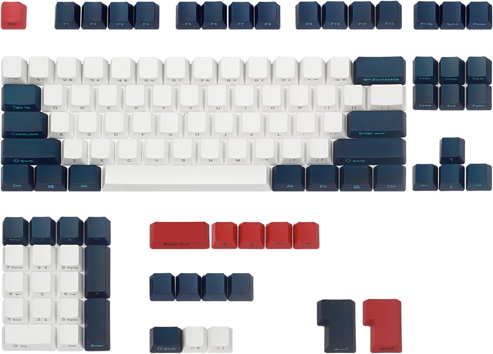 Amazon.com: 104 Keys Full Keycaps for Logitech G413 SE Full-Size ...