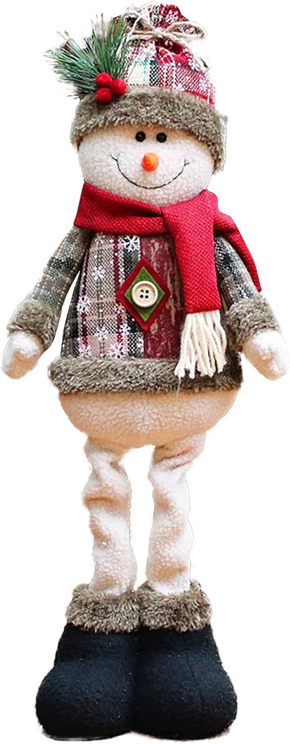 Amazon.com: Fastbobitong Christmas Santa Snowman- Christmas Decoration ...