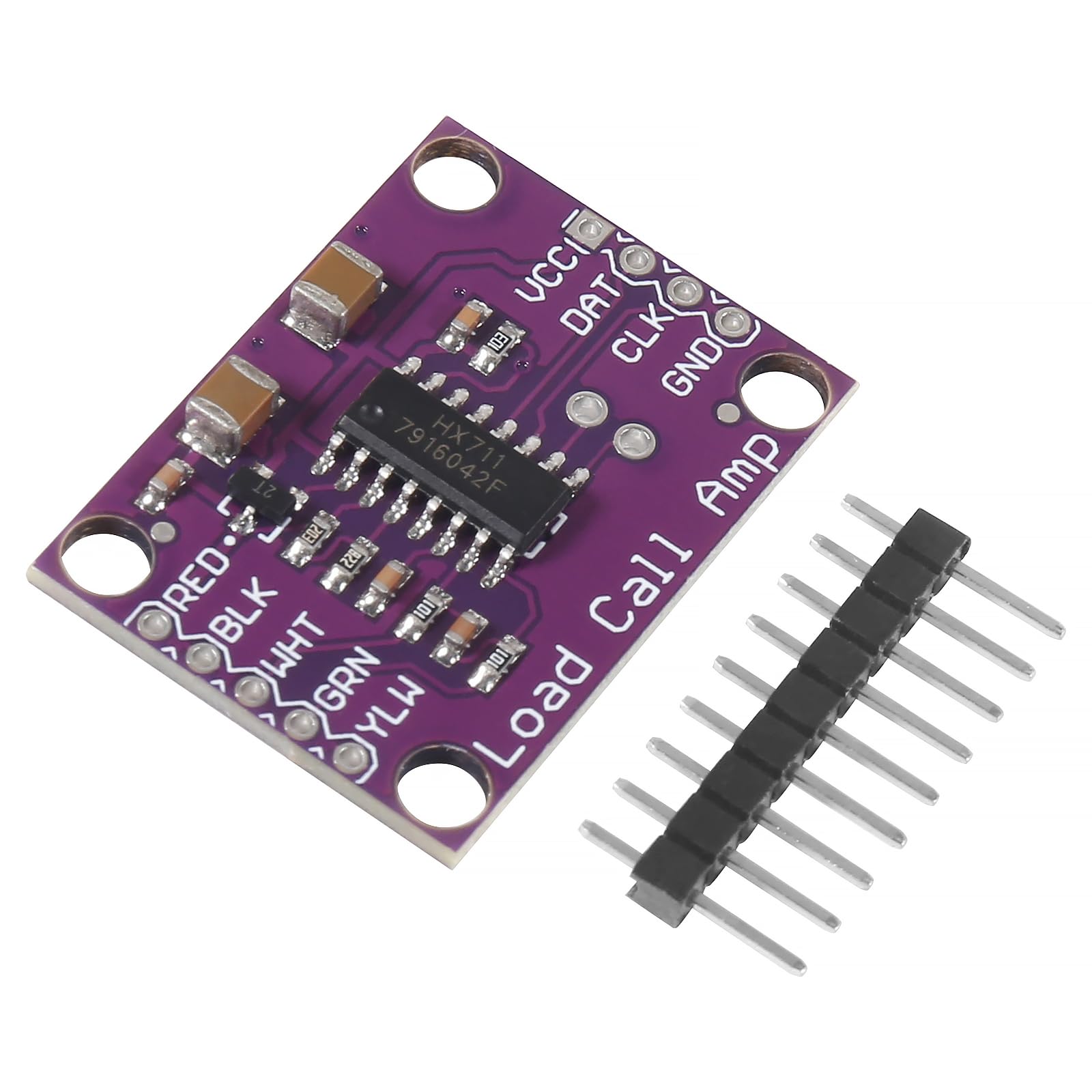 Snapklik.com : 10pcs HX711 Load Cell Amplifier 24-Bit AD High-Precision Breakout Board Dual ...