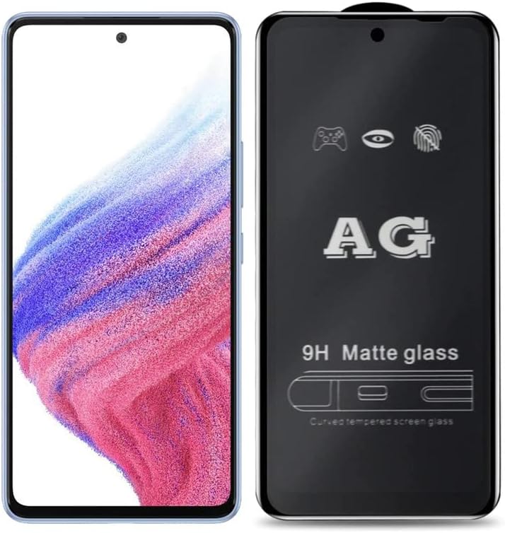 ZARALA Compatible for Redmi Note 12 5G Matte Finish Tempered Glass ...