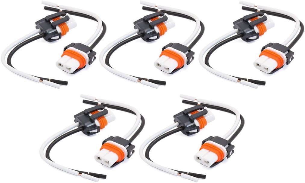 Amazon.com: uxcell Ceramic Car Headlight H11 Socket Harness Connector ...