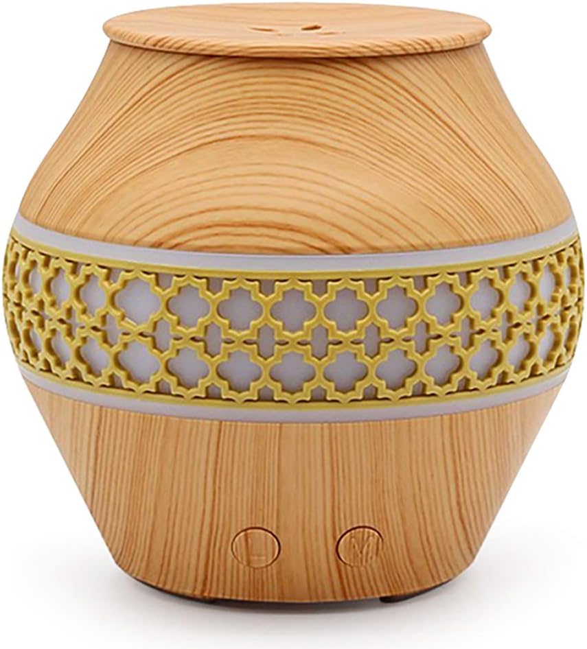 Amazon.com: Essential Oil Diffuser, Flame Fireplace Aromatherapy ...