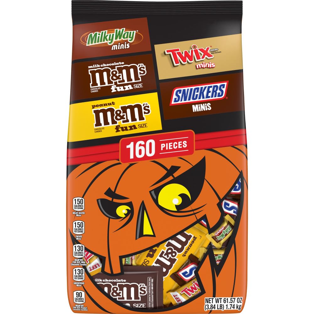 Snapklik.com : M&MS, SNICKERS, TWIX & MILKY WAY Halloween Candy, Fun ...