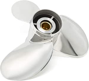 Amazon.com : SOLAS Saturn 3-Blade Stainless Steel Prop Mercury 25-70HP - 11" x 15" - RH : Sports ...