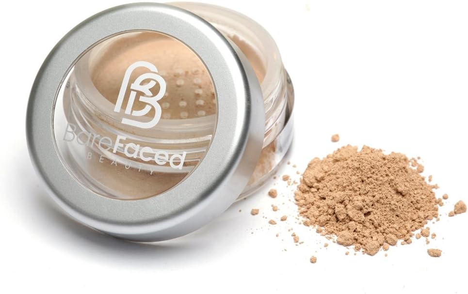 BareFaced Beauty Natural Mineral Foundation 12 g, Angelic : Amazon.co ...