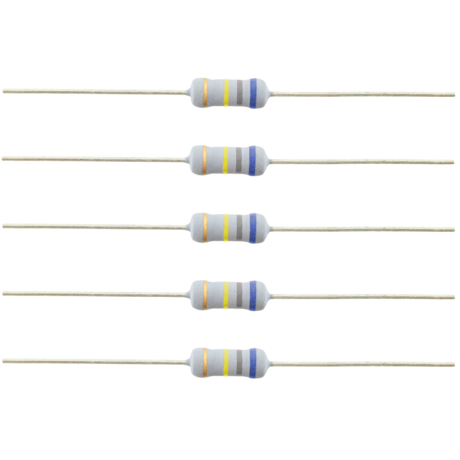 1 Watt Metal Oxide Power Resistor, 680K Ohm - Pkg. of 5: Amazon.com ...