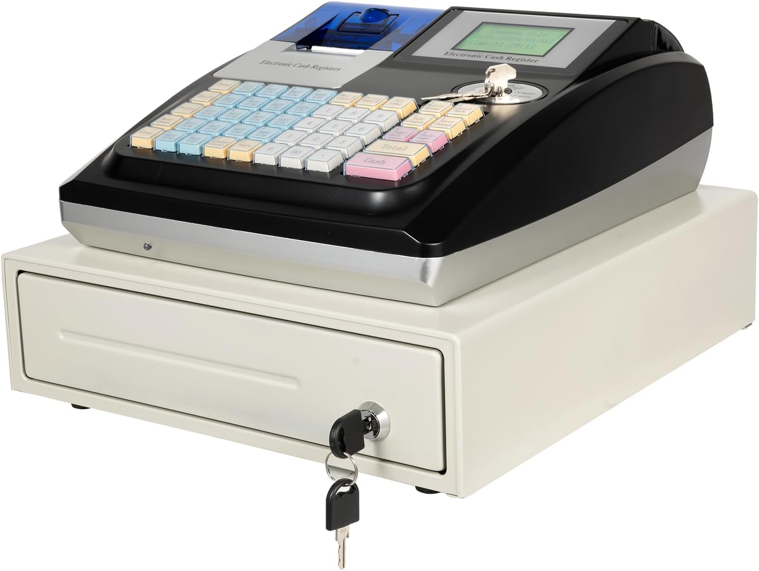 Amazon.com : 48 Dept Cash Register w/LED Display, Thermal Printing ...