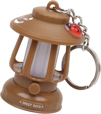 Retro USB Charging Keyring with Bright LED Bulb Portable Oil Lamp ...