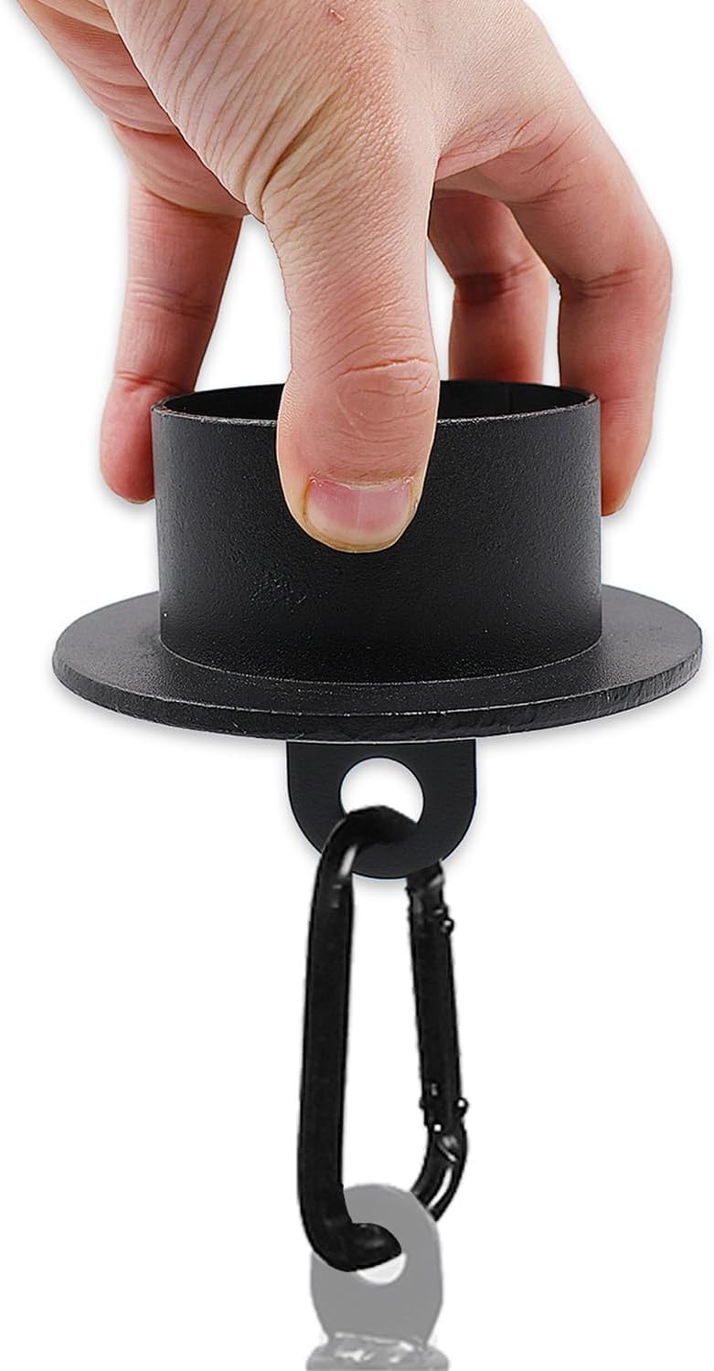 J Bryant Metal Pinch Grip with Carabiner, Round Pinch Block Grip for ...