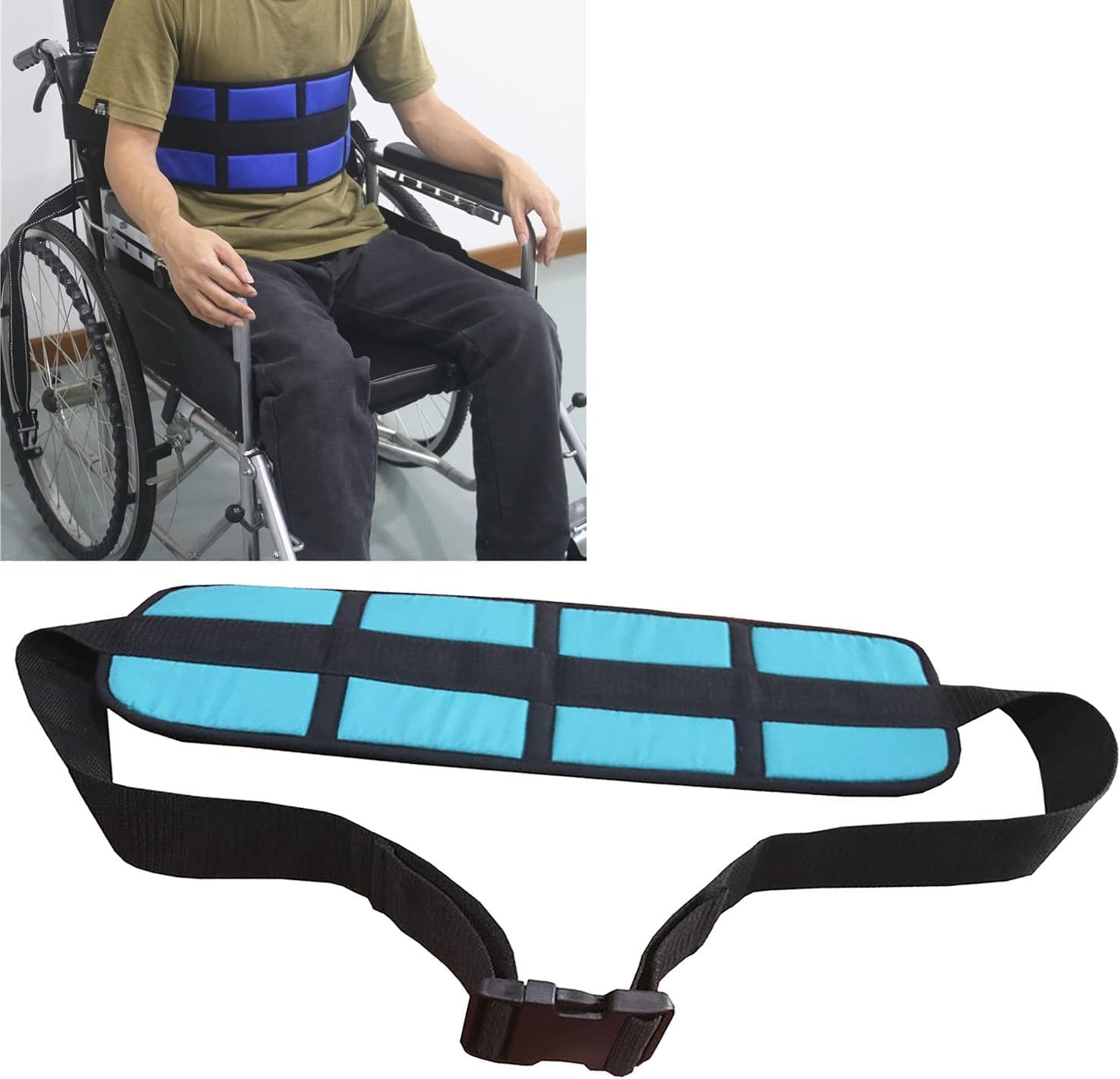 Amazon.com: ToToopaale Wheelchair Safety Strap Seat Belt Safety Belt ...