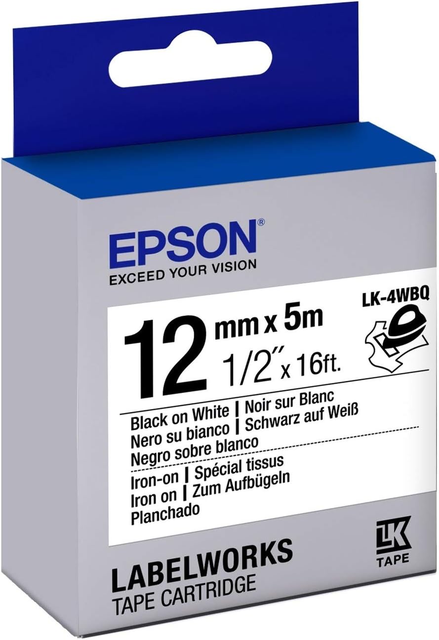 Amazon.com: Epson LabelWorks Clear LK (Replaces LC) Tape Cartridge 1/2 ...
