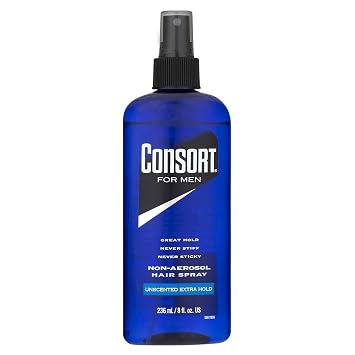 Amazon.com : Consort Hair Spray for Men, Extra Hold, Unscented, Non ...