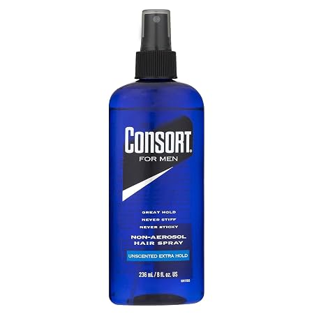 Amazon.com : Consort Hair Spray for Men, Extra Hold, Unscented, Non ...