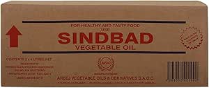 Sindbad Vegetable Oil, 9 Litres, Pack of 2 : Amazon.ae: Grocery