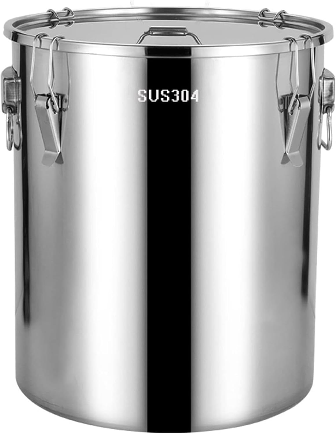 Amazon.com: YAZGAN Airtight Food Storage Bucket Milk Can Stainless ...