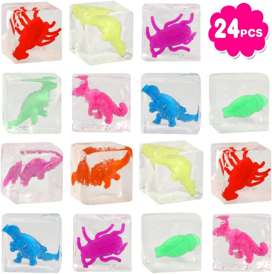 Amazon.com: 24pcs Squishy Fidgets Toy, Squeeze Fidget Cube Stress Ball ...