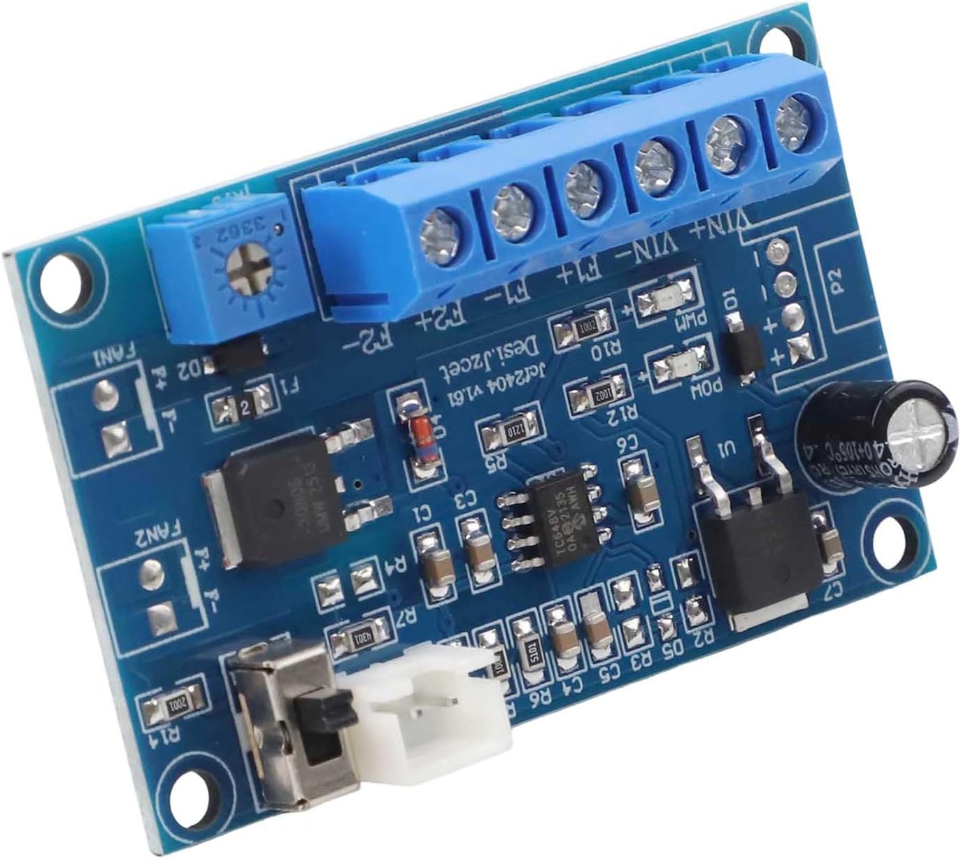 2 3 4-wire 4A Fan Temperature Control Governor for PWM Thermostat Speed ...