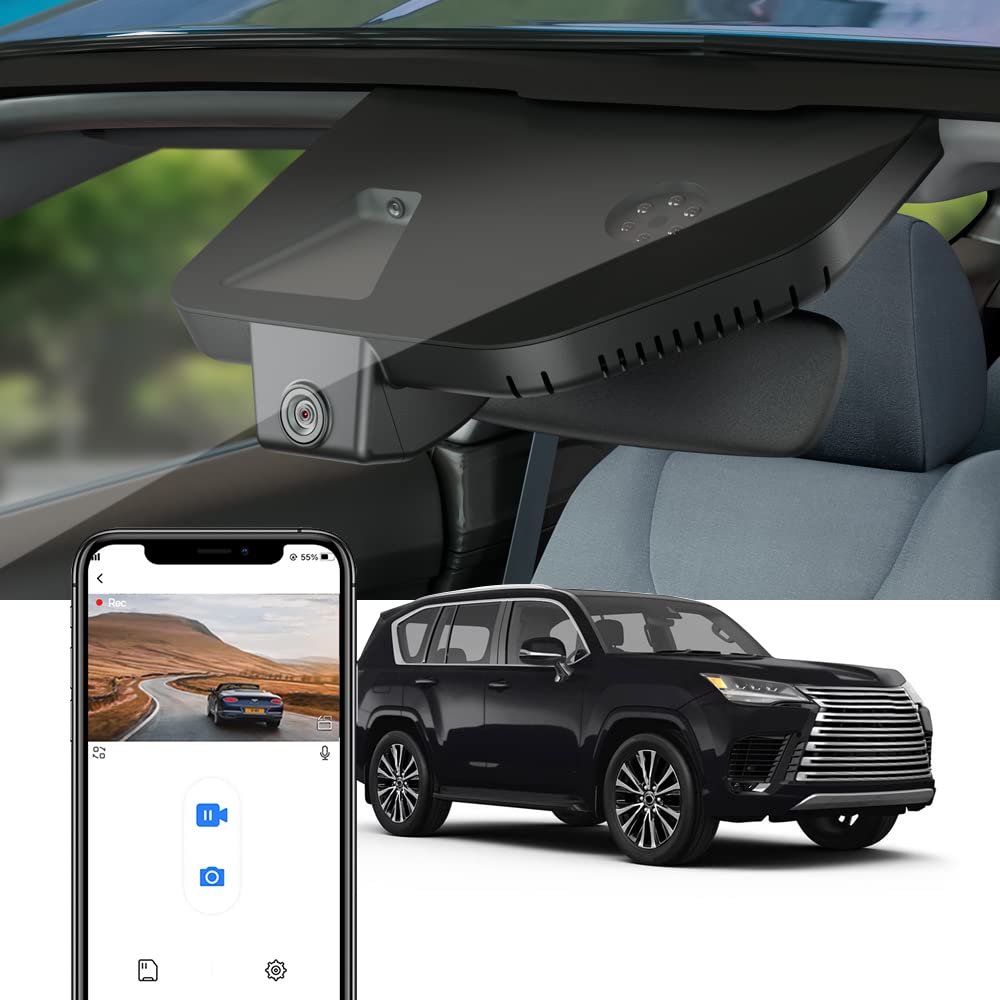 Amazon.com: Fitcamx 4K Dash Cam Suitable for Lexus LX 600 2022 2023 ...