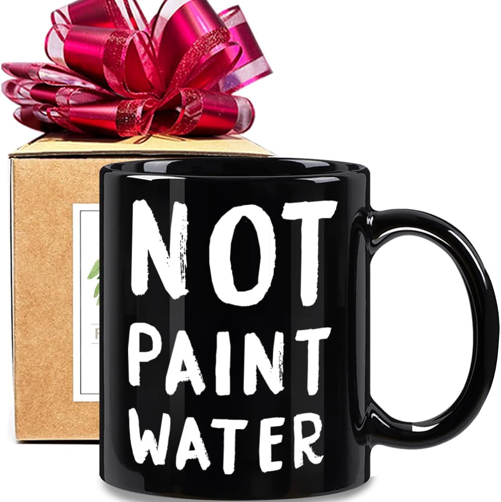 Amazon.com: Not Paint Water Artist Gifts Painter Dad Mom Boyfriend ...