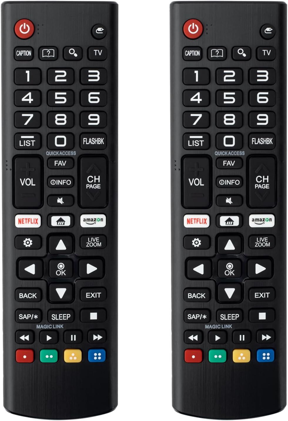 Amazon.com: (Pack of 2) Universal Remote Control Compatible for LG ...