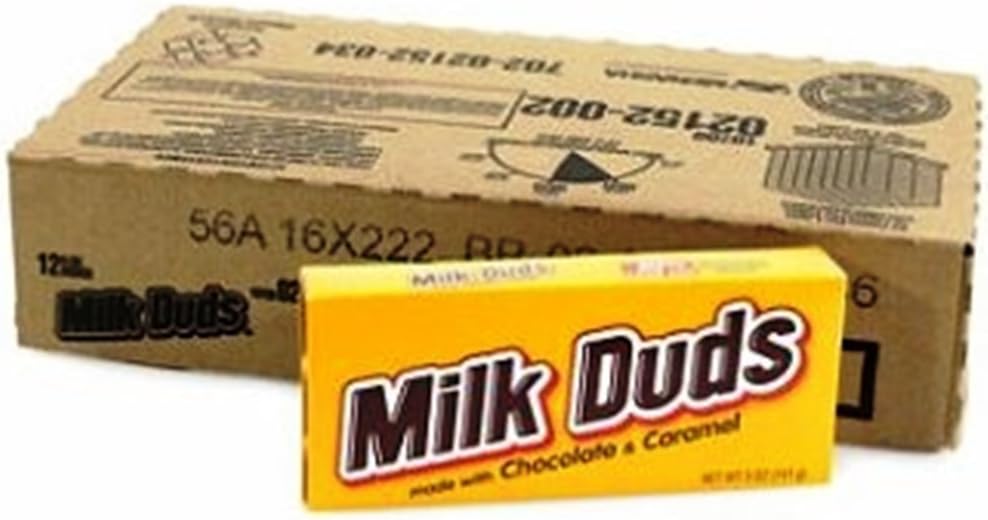 Amazon.com: Milk Duds Candy, 5-Ounce Boxes (Pack of 12) : Grocery ...